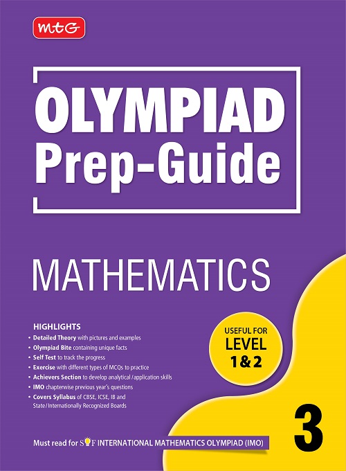 Olympiad Prep-Guide Mathematics Class-3 - MTG Learning Media