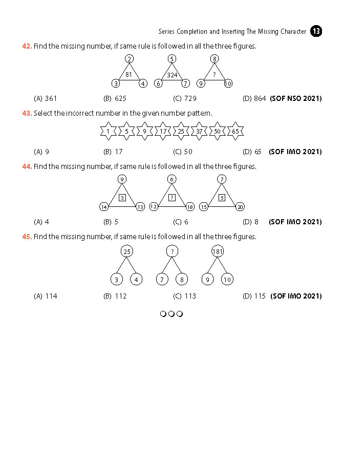 Olympiad Reasoning Workbook Class 7 - Enhances Lateral Thinking ...