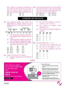 International Mathematics Olympiad Work Book-Class 7 - MTG Learning Media