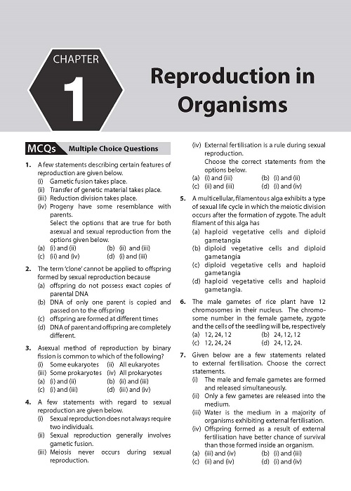 MTG NCERT Exemplar Problem Solutions Biology Class 12 - Complete ...