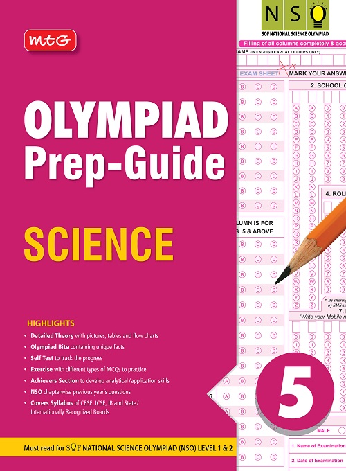 Olympiad Prep-Guide Science Class-5 - MTG Learning Media