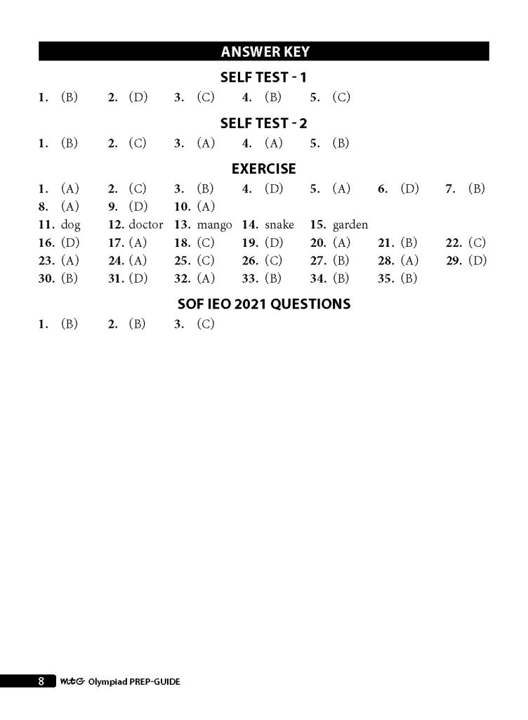 Olympiad Prep-Guide English Class-2 - MTG Learning Media