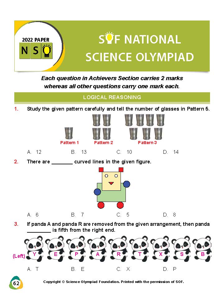 National Science Olympiad (NSO) Workbook for Class 2 - Quick Recap ...