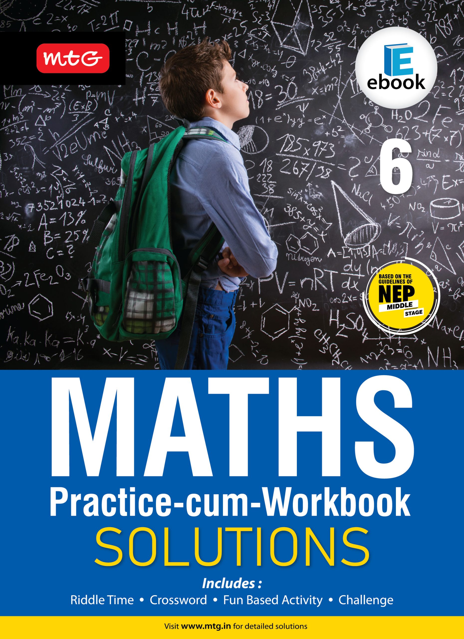 Maths Practice cum workbook Solution Class 6 MTG Learning Media