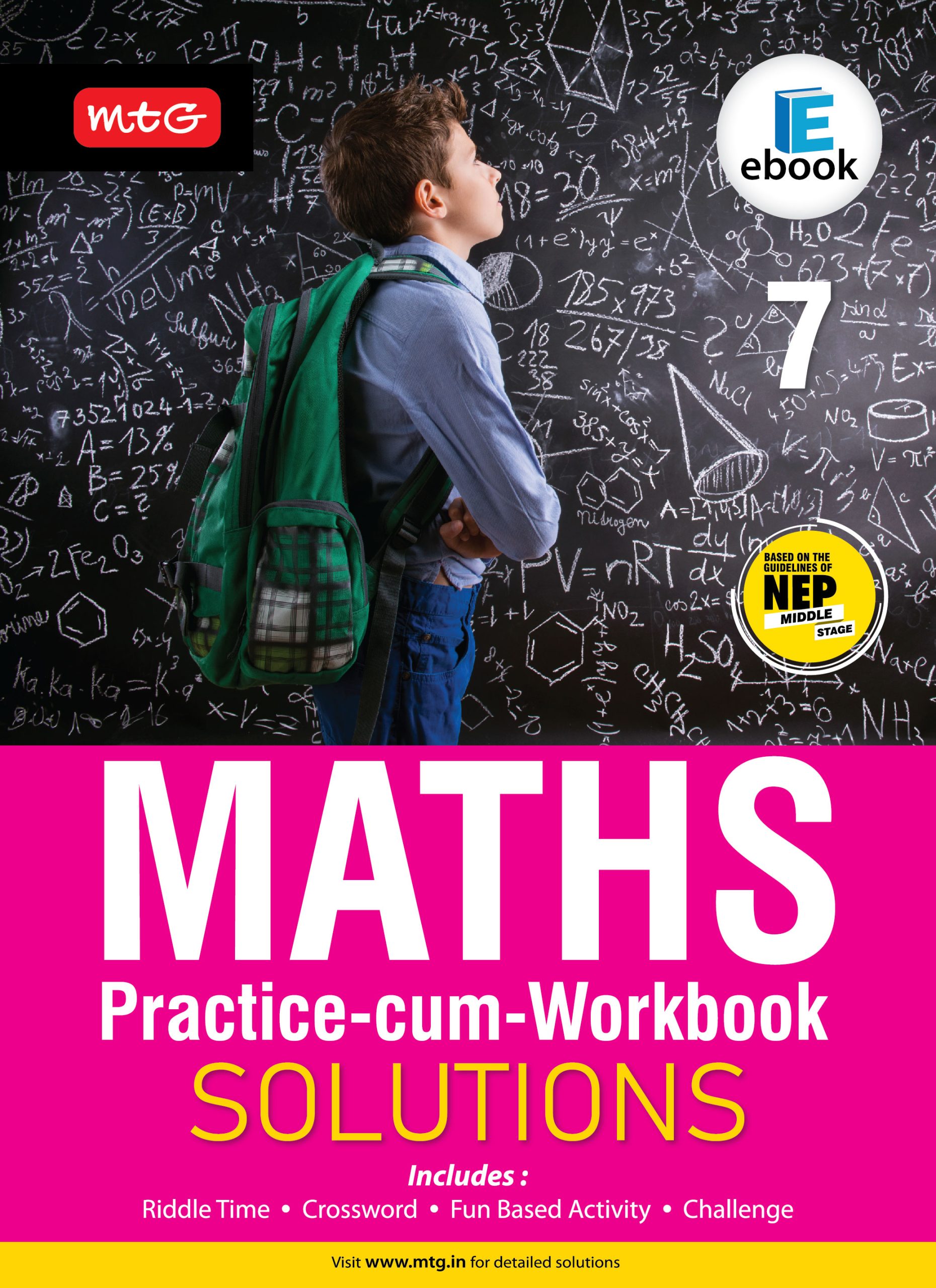 Class 7 Maths Practice cum Workbook Solution MTG Learning Media