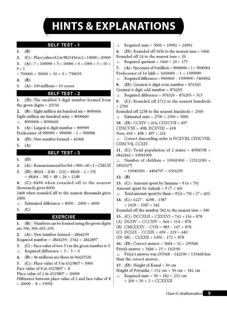 Olympiad Prep-Guide Mathematics Class-6 - MTG Learning Media