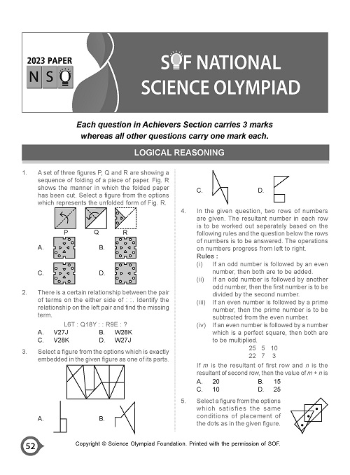 National Science Olympiad (NSO) Workbook for Class 8 - Quick Recap ...