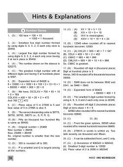 International Mathematics Olympiad (IMO) Workbook for Class 4 - MCQs ...