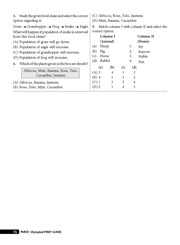 Olympiad Prep-Guide Science Class-3 - MTG Learning Media