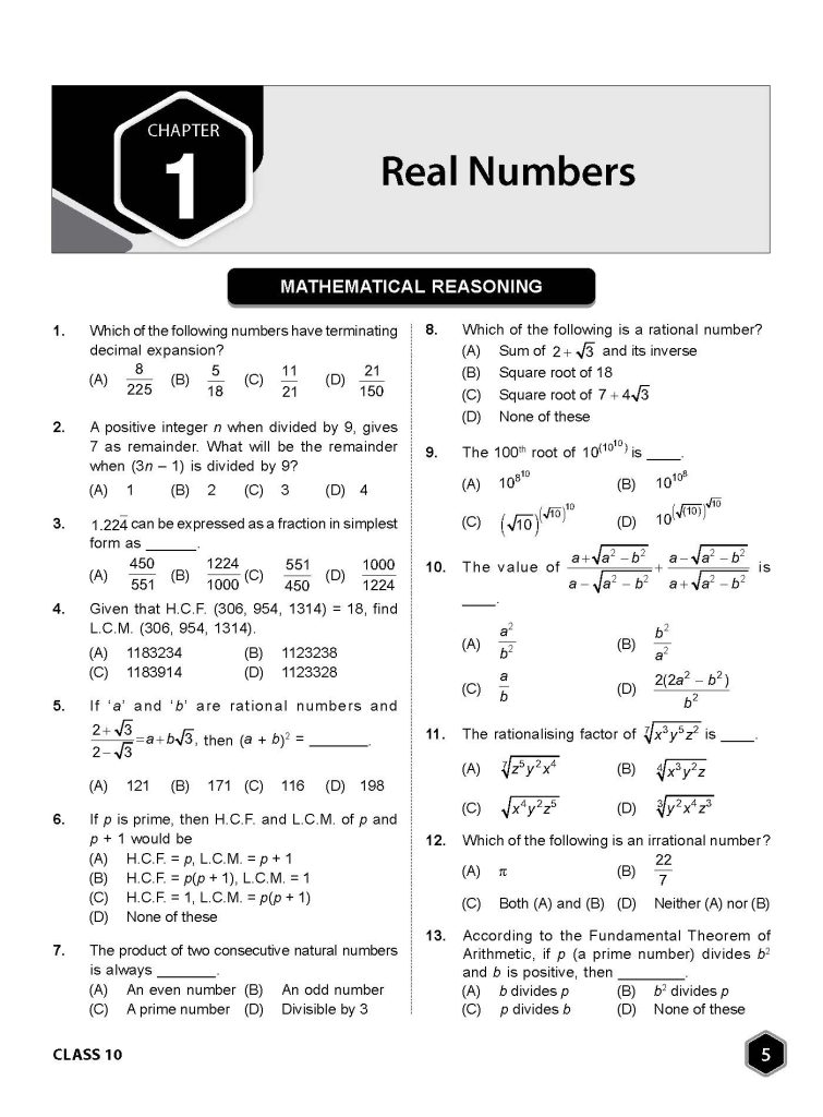 International Mathematics Olympiad Work Book Class 10 MTG Learning Media
