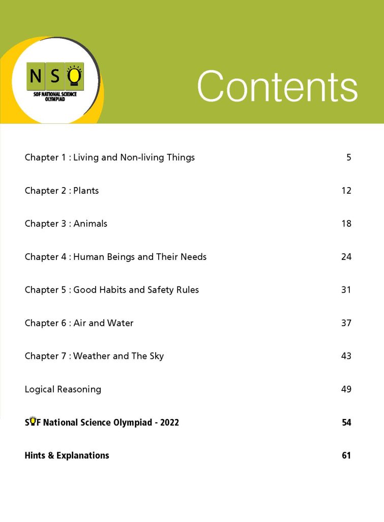 National Science Olympiad Work Book-Class 1 - MTG Learning Media