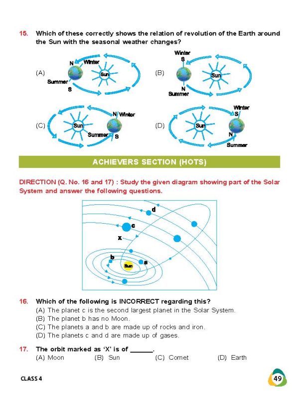 National Science Olympiad Work Book-Class 4 - MTG Learning Media