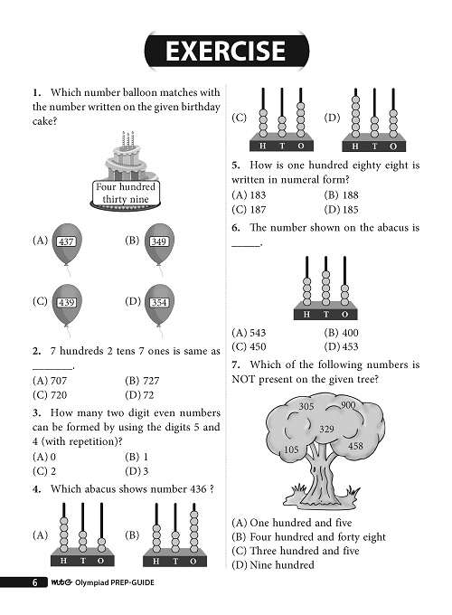 Olympiad Prep-Guide (OPG) Class 2 Mathematics (IMO) – Detailed Theory ...