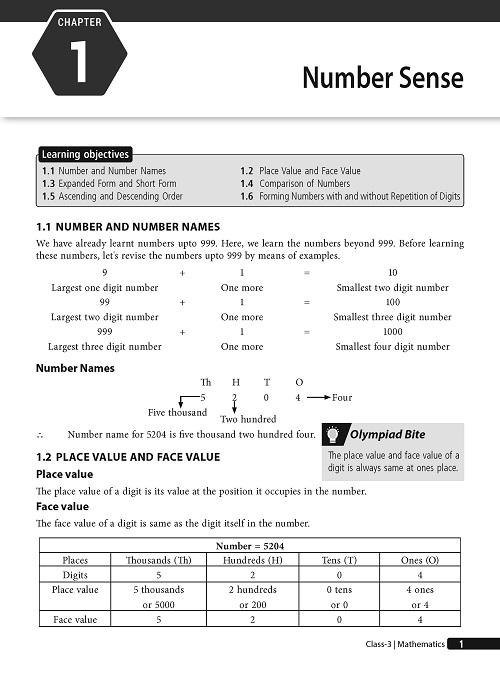 Olympiad Prep-Guide (OPG) Class 3 Mathematics (IMO) – Detailed Theory ...