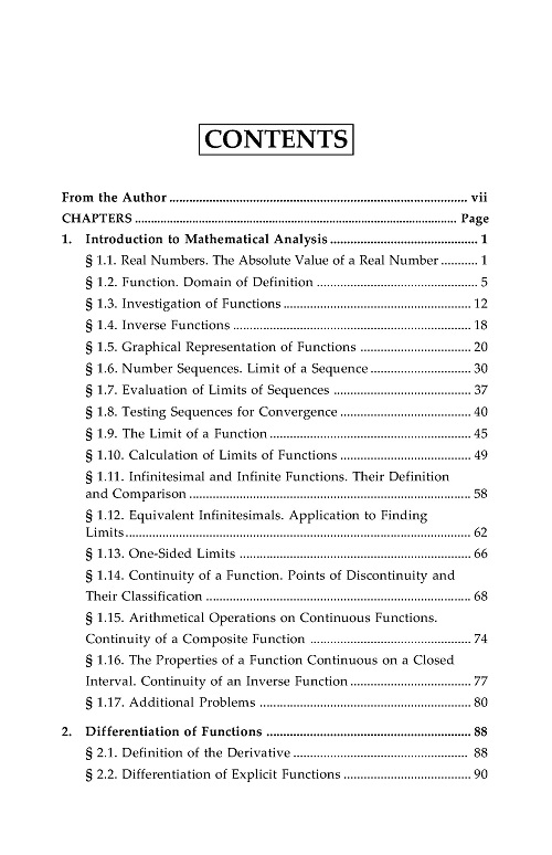 Problems in Calculus of one Variable - MTG Learning Media