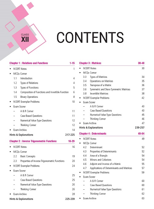 Objective NCERT at your Fingertips- Mathematics - MTG Learning Media