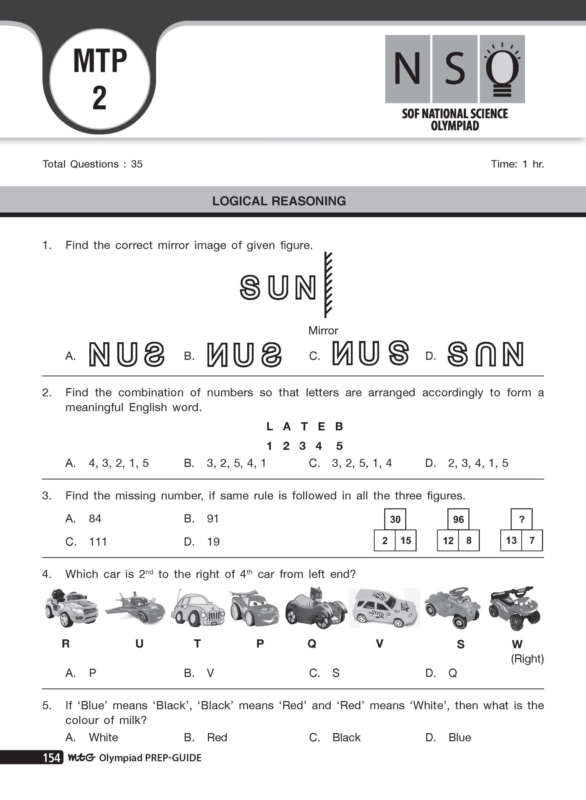 Class 3 Olympiad Prep-Guide Science - MTG Learning Media