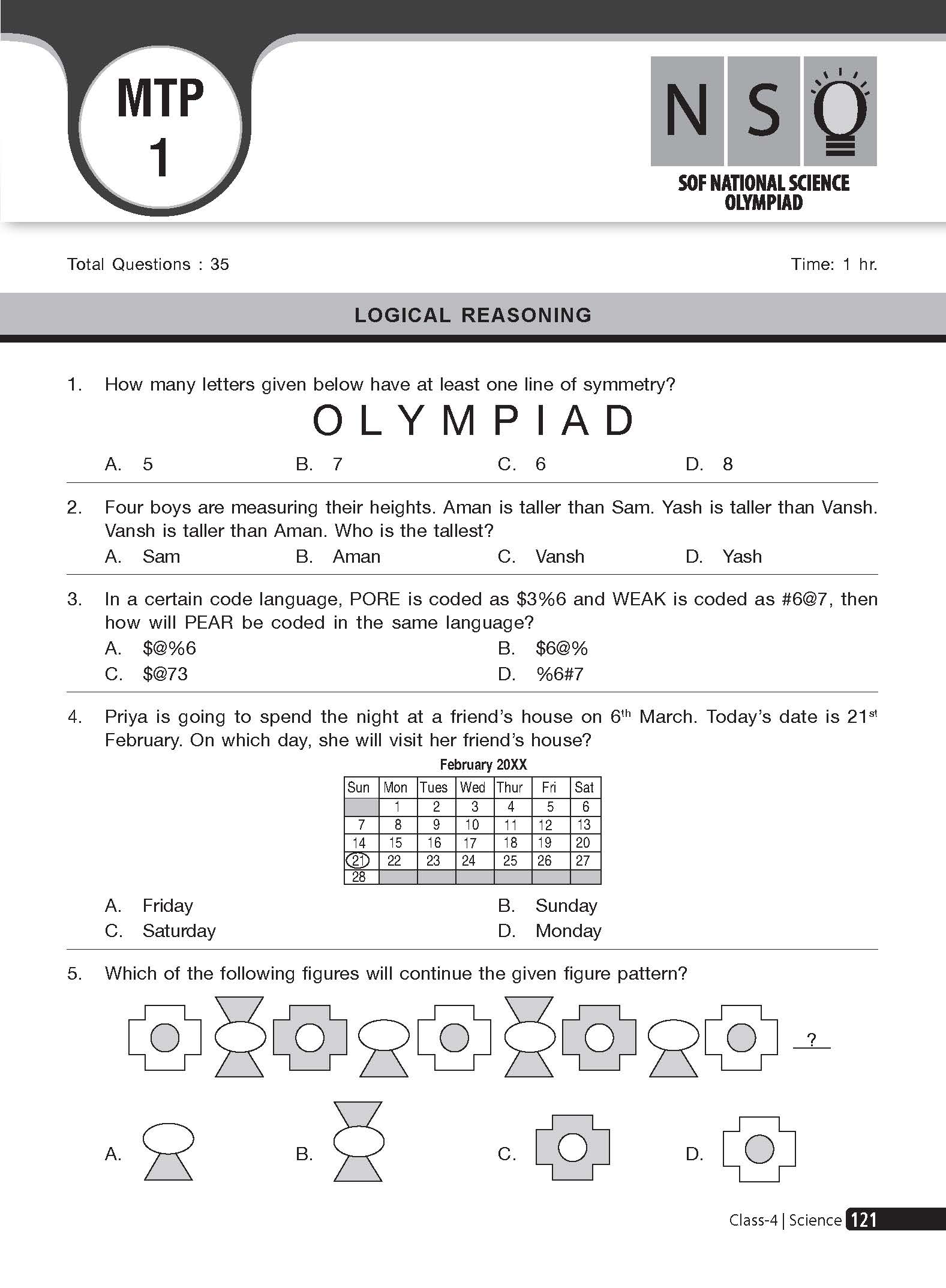 Olympiad Prep-Guide Science Class-4 - MTG Learning Media