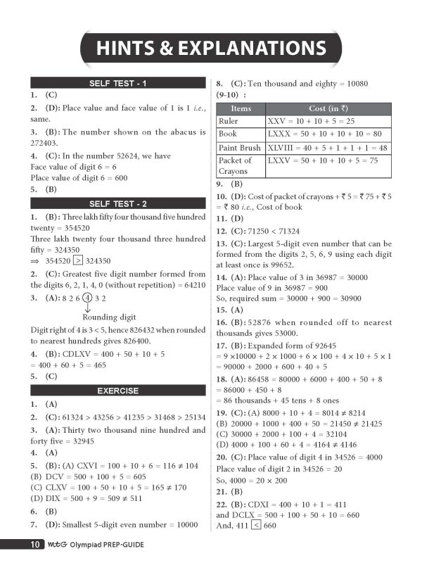 Olympiad Prep-Guide Mathematics Class-4 - MTG Learning Media