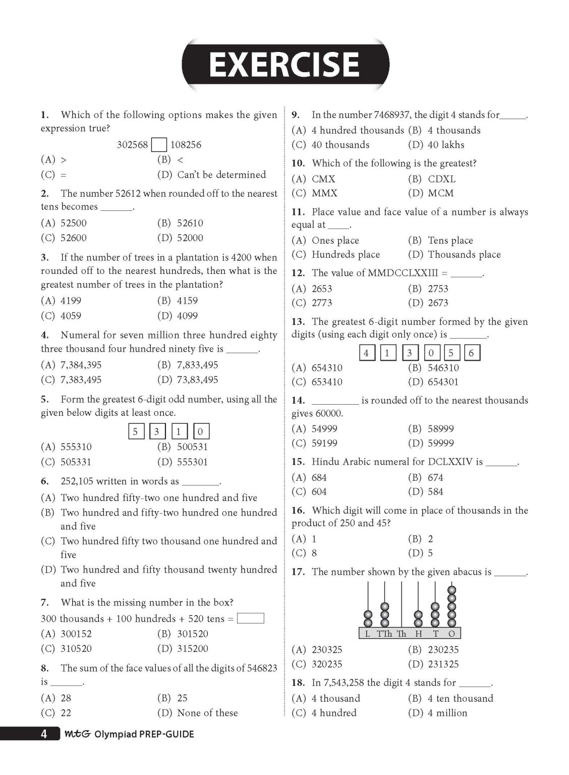 Olympiad Prep-Guide Mathematics Class-5 - MTG Learning Media
