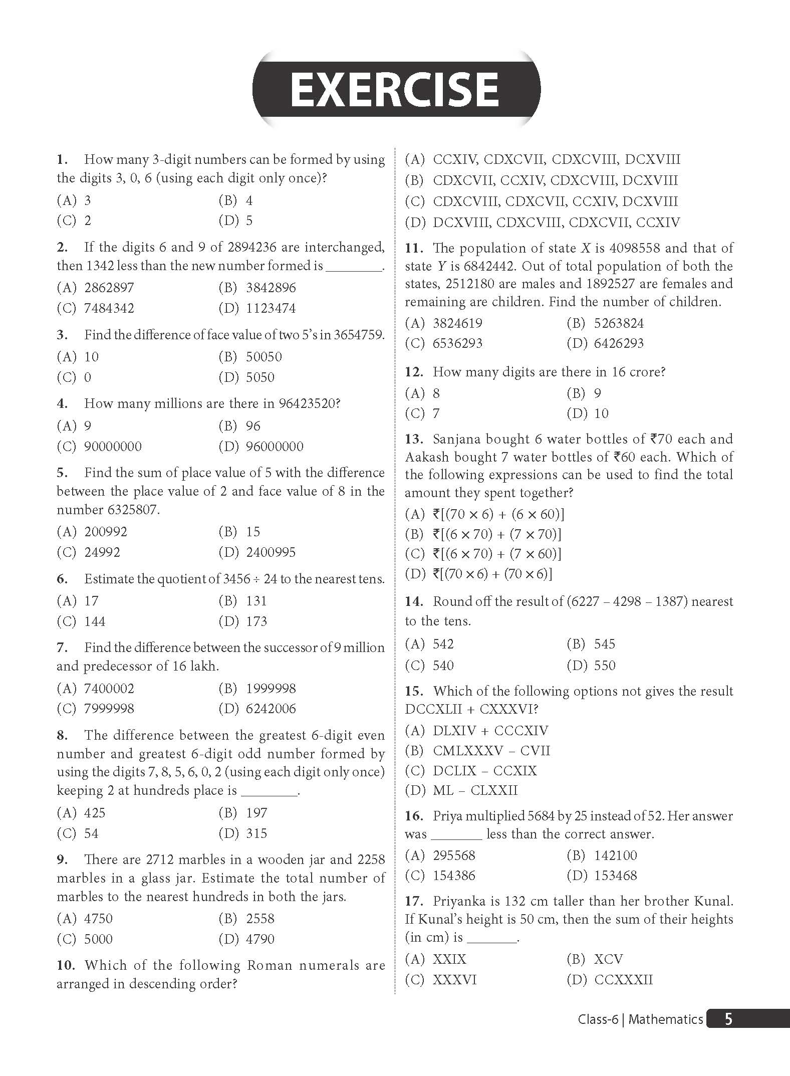 Olympiad Prep-Guide Mathematics Class-6 - MTG Learning Media