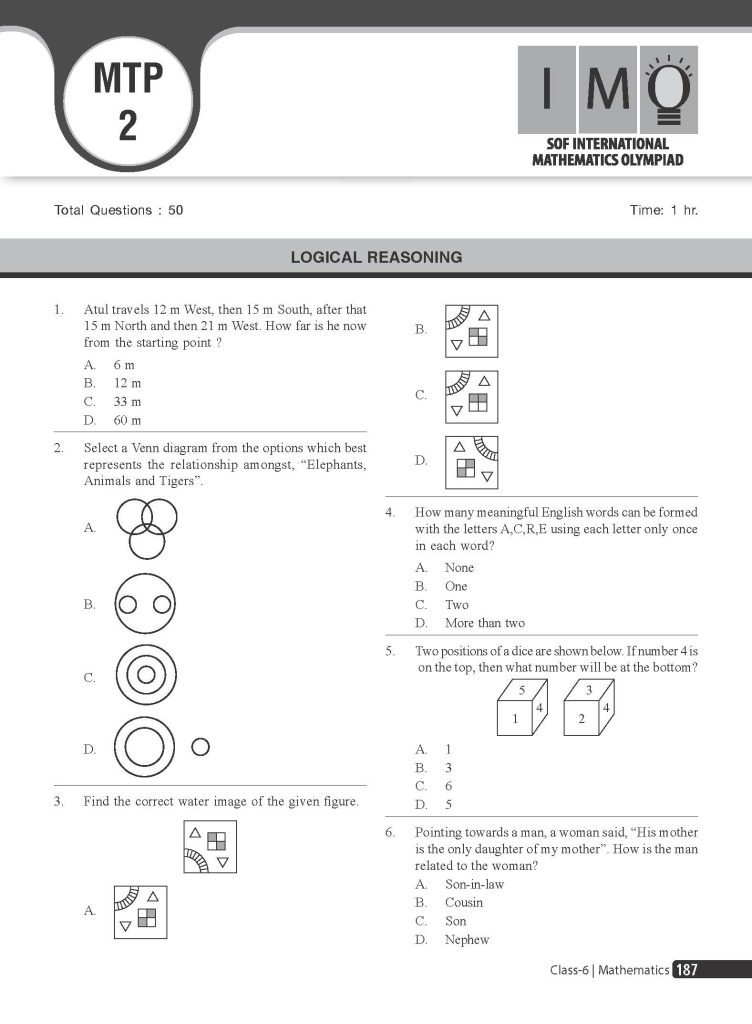 Olympiad Prep-Guide Mathematics Class-6 - MTG Learning Media