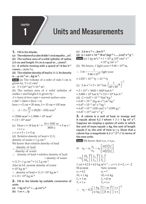 NCERT Solutions Physics Class 11 - MTG Learning Media