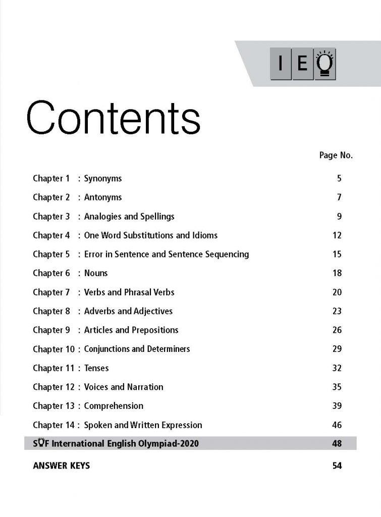 International English Olympiad Work Book-Class 10 - MTG Learning Media