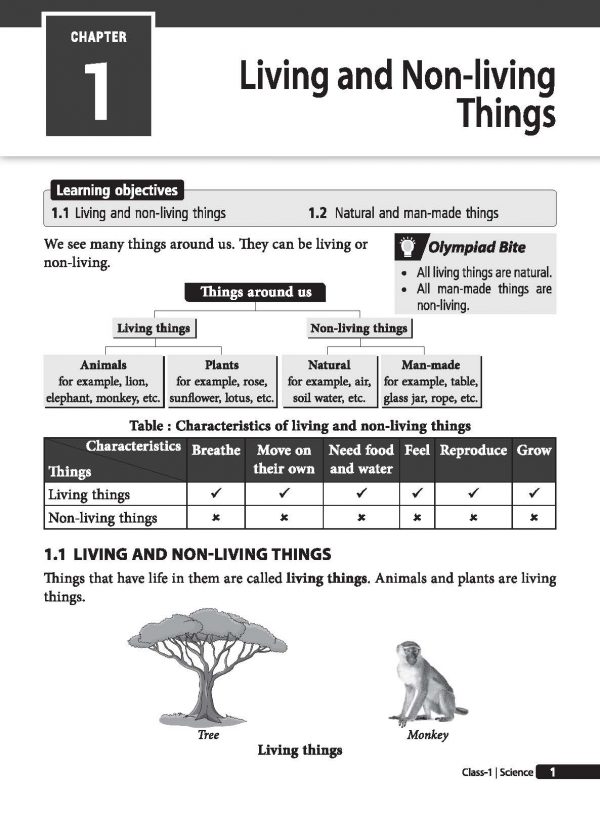 Olympiad Prep-Guide Science Class-1 - MTG Learning Media