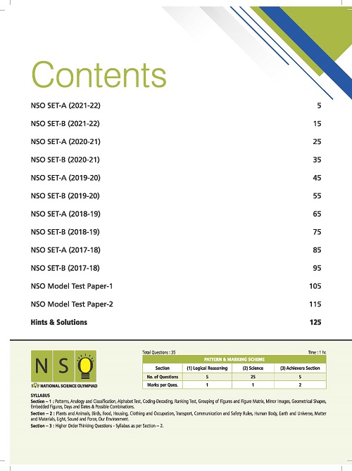 Class 3 Science Olympiad Previous 5 Years Papers - MTG Learning Media
