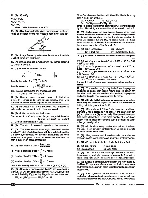 Class 9 Science Olympiad Previous 5 Years Papers - MTG Learning Media