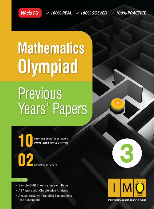 Class 3 Mathematics Olympiad Previous 5 Years Papers MTG Learning Media