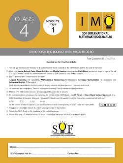 Class 4 Mathematics Olympiad Previous 5 Years Papers - MTG Learning Media