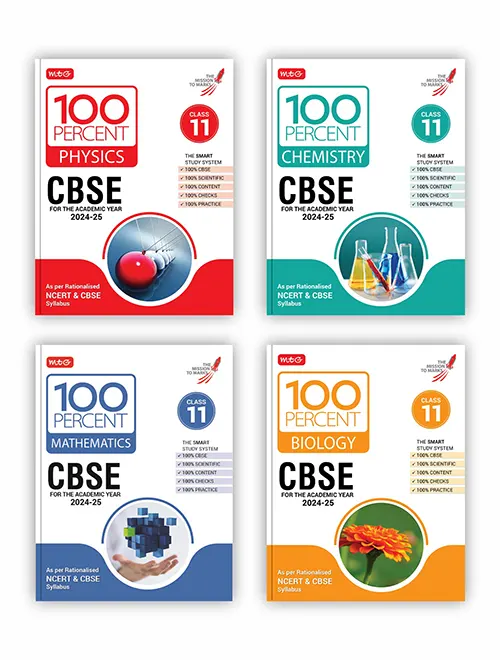 100 Percent For Class 11 CBSE Board Exam 2024-25 PCMB Combo - MTG ...
