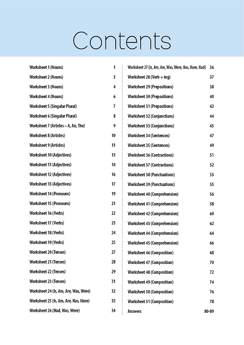Class 2 MTG 51 English Grammar Worksheets MTG Learning Media