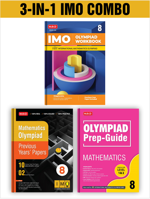 Class 8-IMO Workbook, Prep-Guide and Previous Years Papers Combo - MTG ...