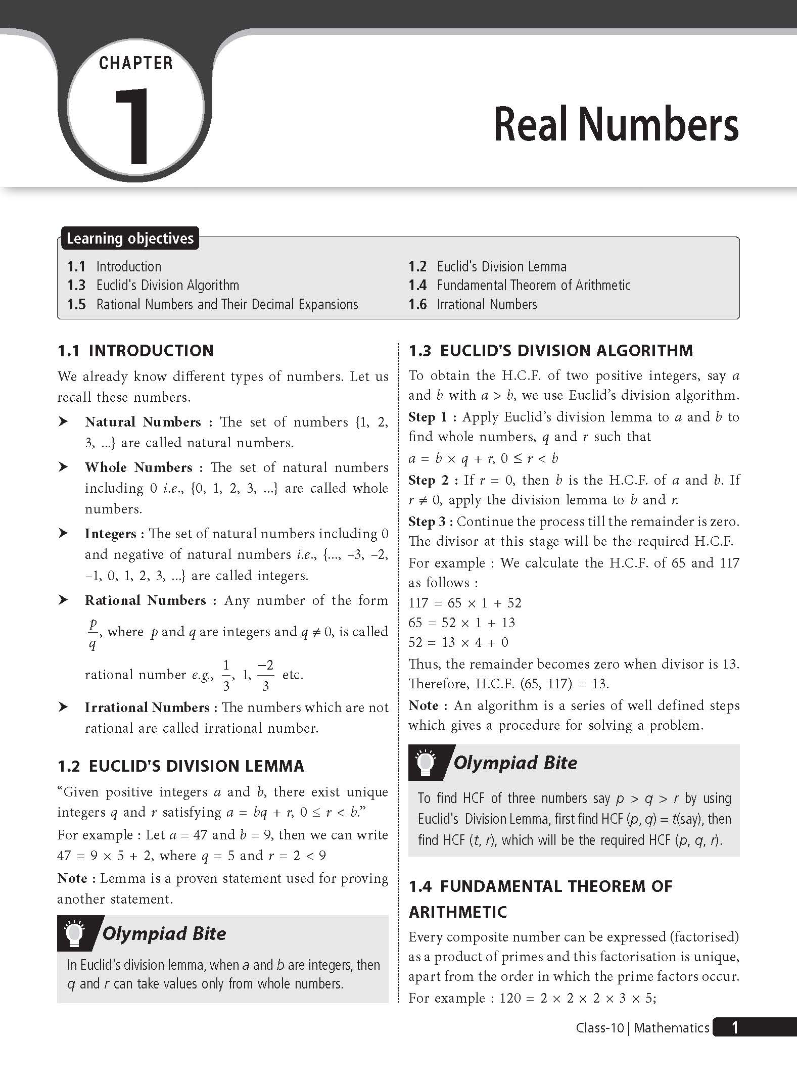 Olympiad Prep-Guide (OPG) Class 10 Mathematics (IMO) – Detailed Theory ...