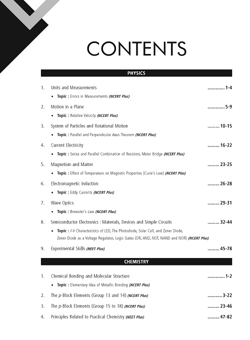 MTG NEET Plus Supplement For 2024 Exam (Physics, Chemistry, Biology) As ...